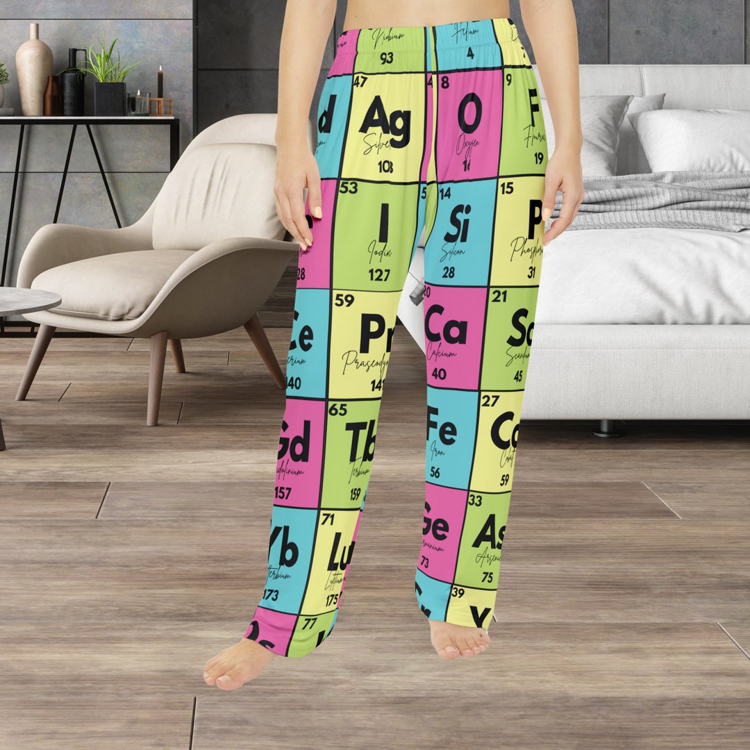 Periodic Table Pajama Pants Teacher Appreciation Week Gift Chemistry ...