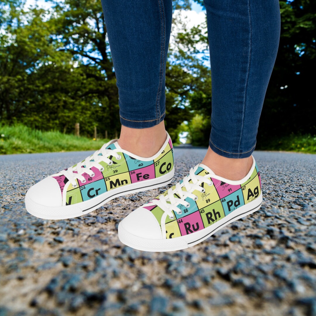 Periodic Table Sneakers for Woman Chemistry Teacher Appreciation Week ...