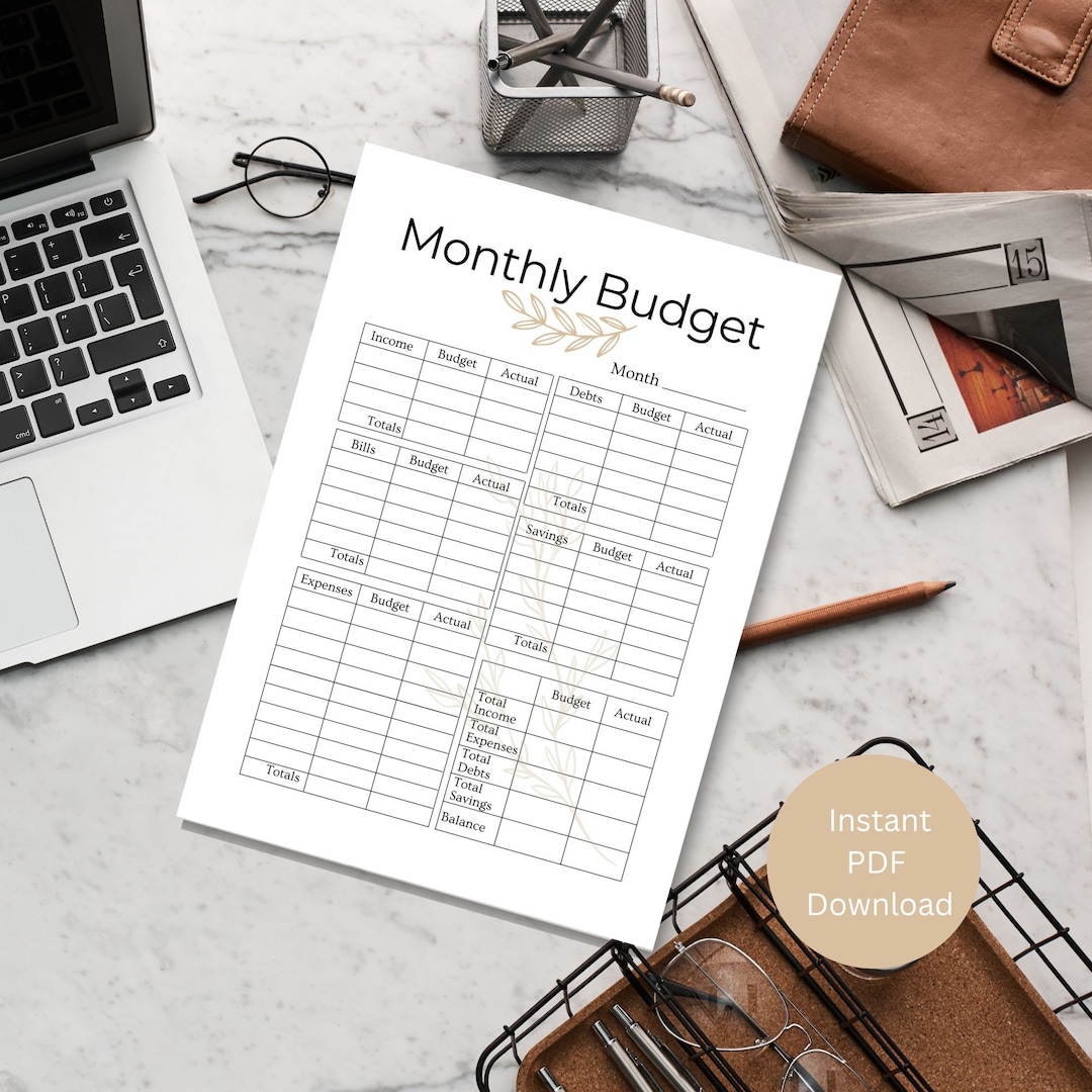 Printable Bi-weekly Budget Planner, Couples, Savings Tracker, Finance ...
