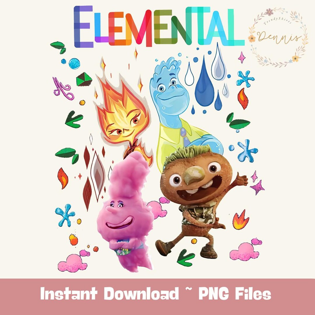 It's Elemental Png, Elemental Png, Elemental Clipart, Elemental Movie ...