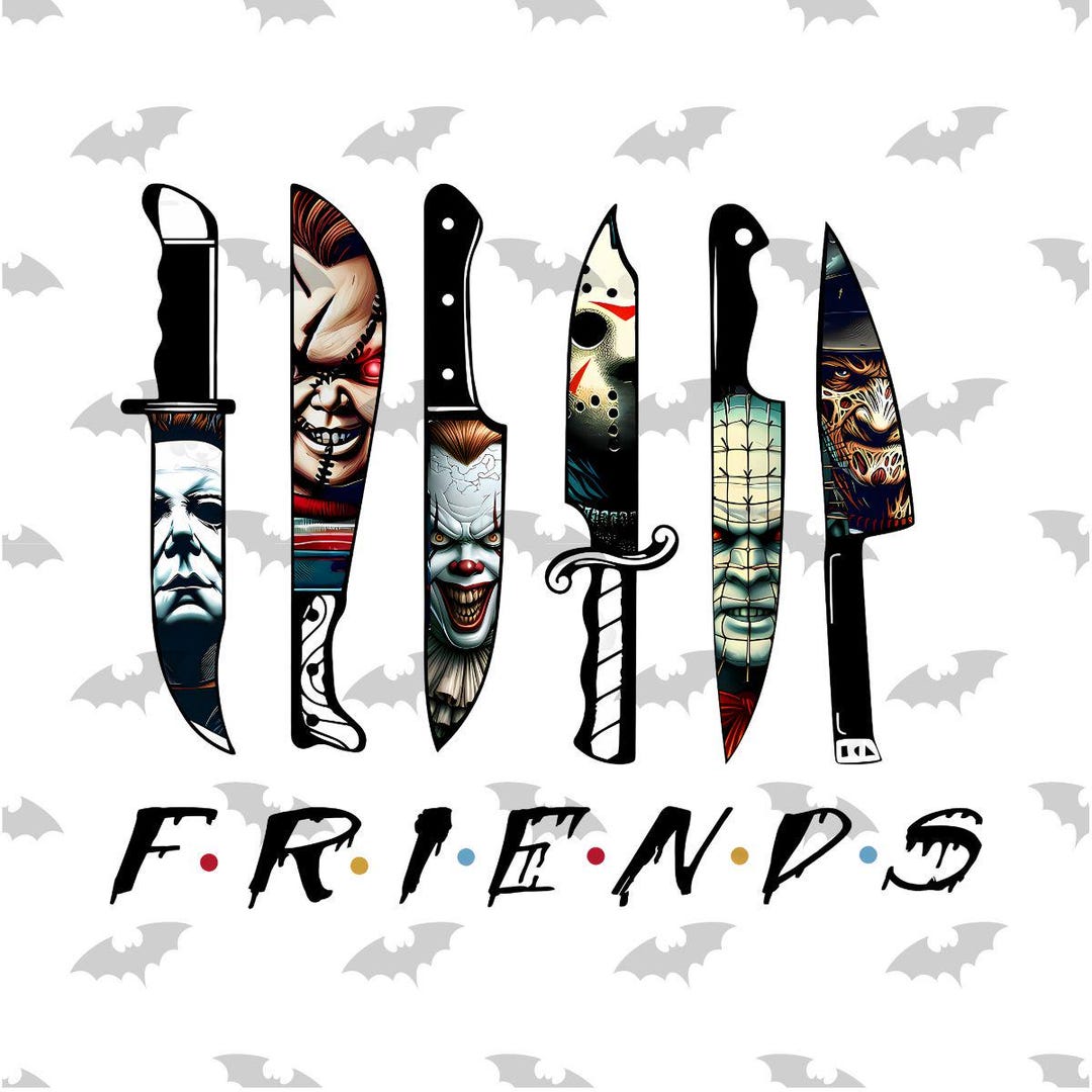 Friends Horror Characters Png, Halloween Horror Characters Png, Happy ...