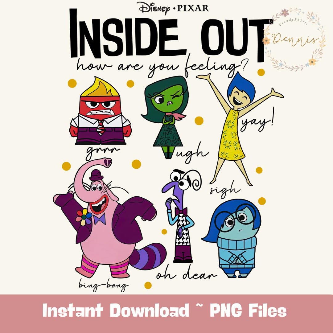 Inside Out Emotions Characters Png, Inside Out Character Image, Inside ...