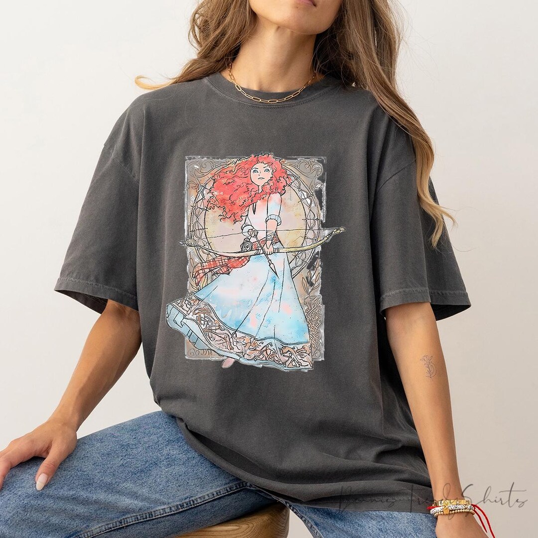 Retro Disney Princess Merida & Mor'du Comfort Colors Shirt Trendy Retro ...