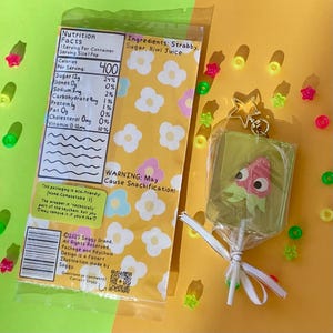 Strabby Bug Snax 2.5” Lollipop Acrylic Keychain - Etsy