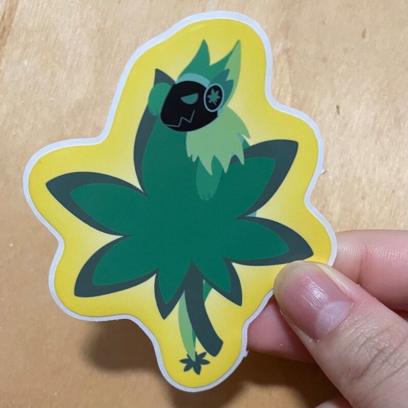 Weed Protogen 3 Glossy Vinyl Sticker - Etsy