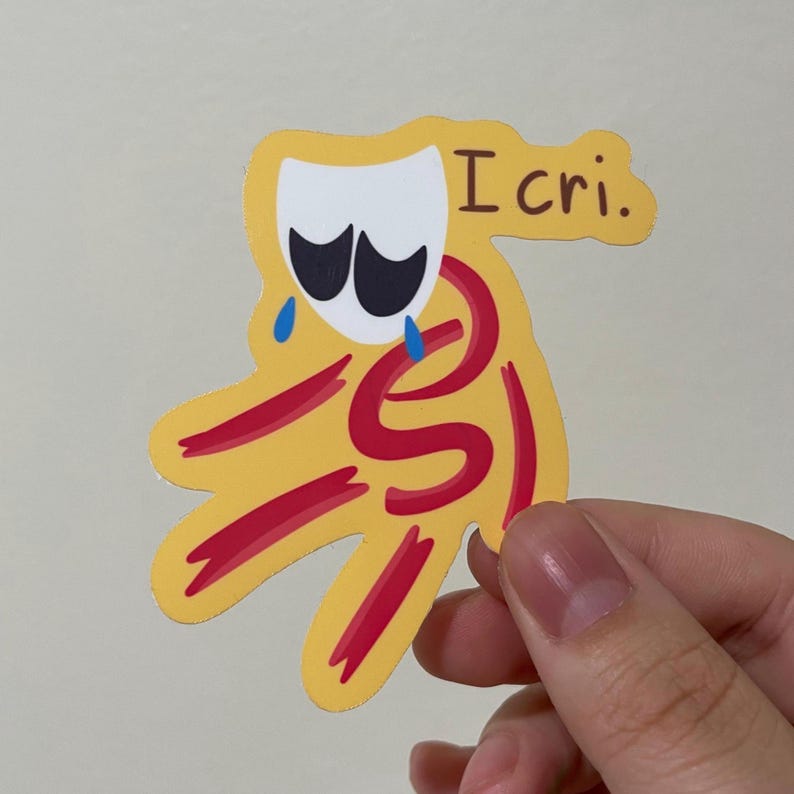 Gangle 3 I Cri Vinyl Glossy Sticker - Etsy