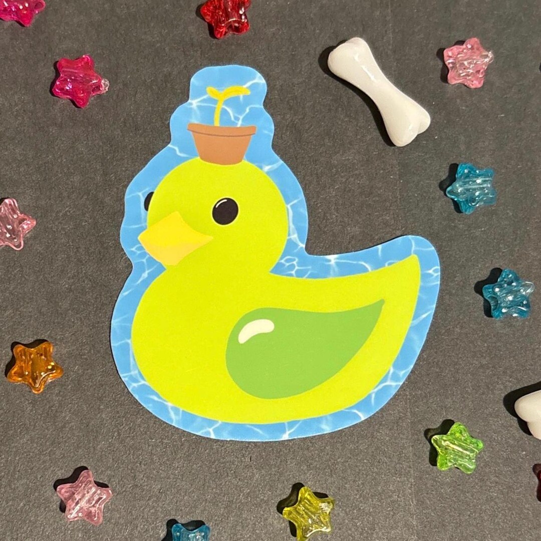 Placid Plastic Duck Simulator Plant Duck 3” Vinyl Sticker - Etsy