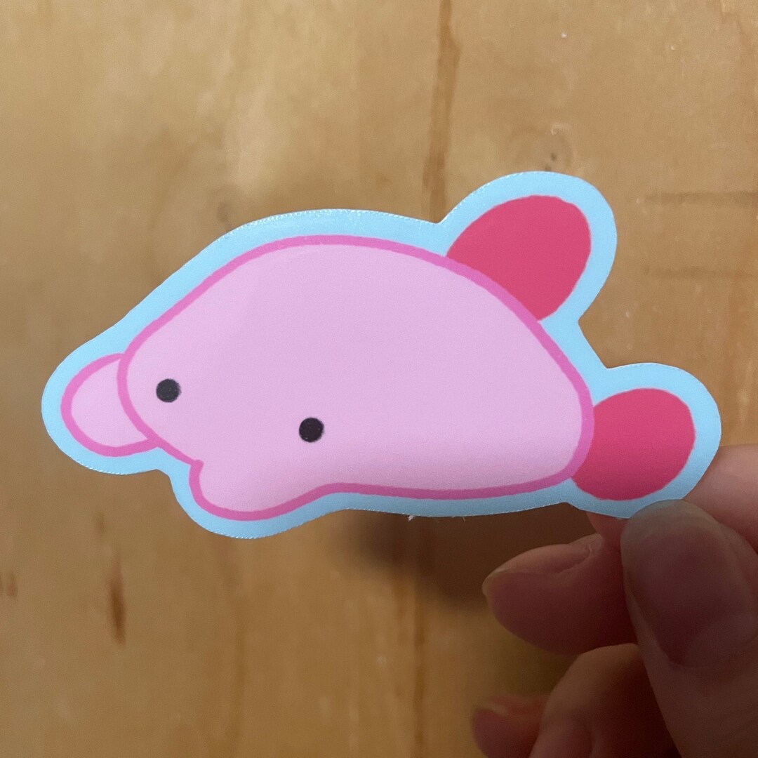 Squished Kirby 3 Glossy Vinyl Sticker - Etsy