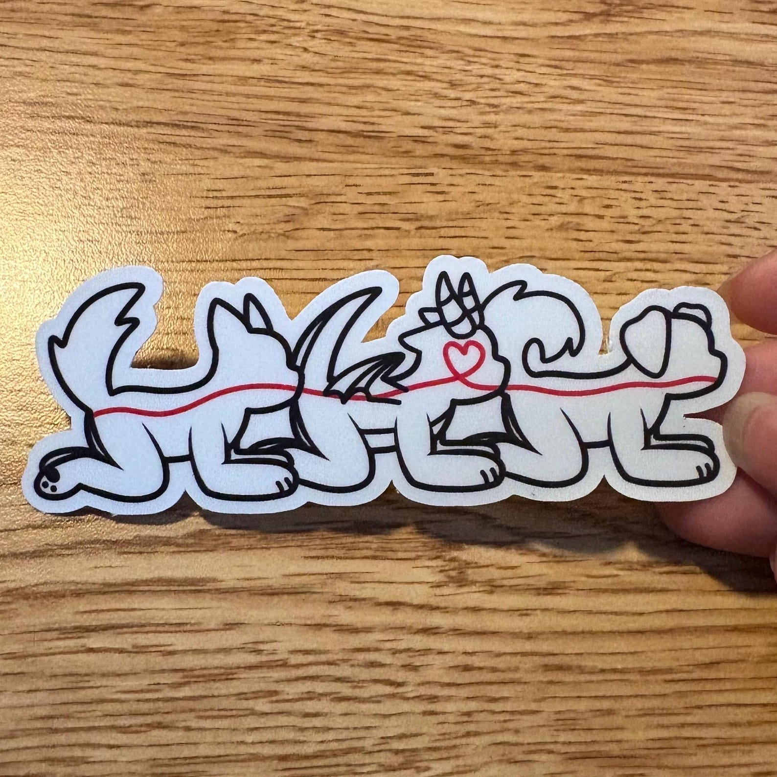 Furry Human Centipede 4” Vinyl Sticker - Etsy