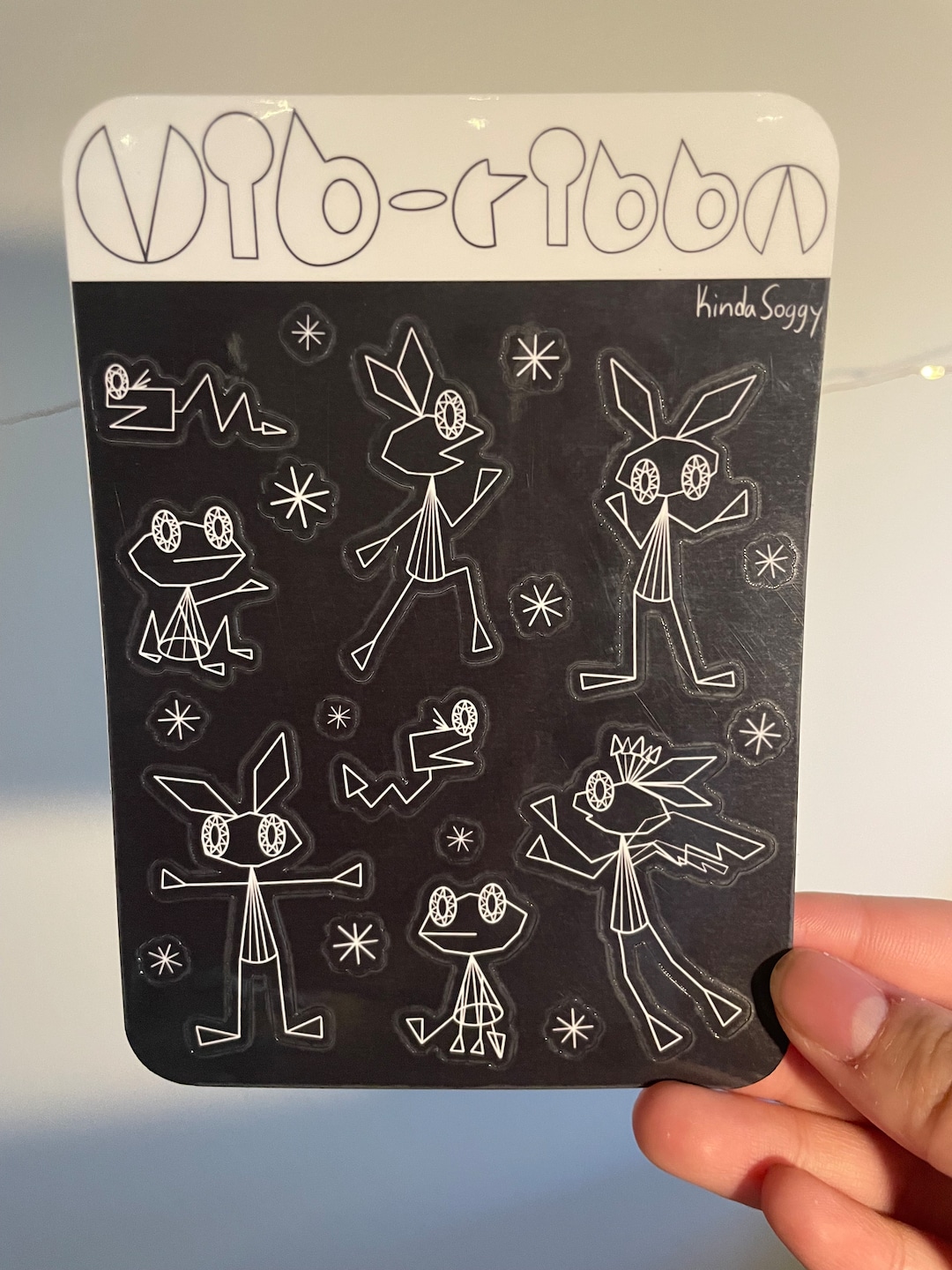 4 by 5.75 Vibribbon Vibri Glossy Vinyl Sticker Sheet - Etsy