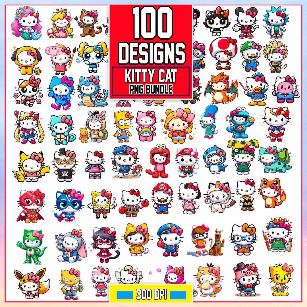 Kawaii Kitty Svg, Kawaii Kitty Svg Bundle, Cute Cat Svg, Kitty Svg, Kawaii Kitty Clipart, Kawaii ...