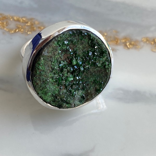 Uvarovite Garnet - Etsy