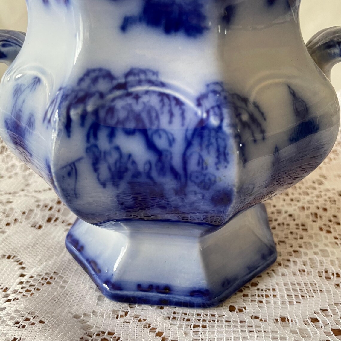 Flow Blue "scinde" by Alcock Sugar Bowl, 5 1/2 In. (14 Cm.) - Etsy