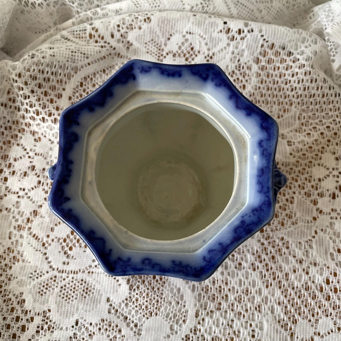 Flow Blue "scinde" by Alcock Sugar Bowl, 5 1/2 In. (14 Cm.) - Etsy