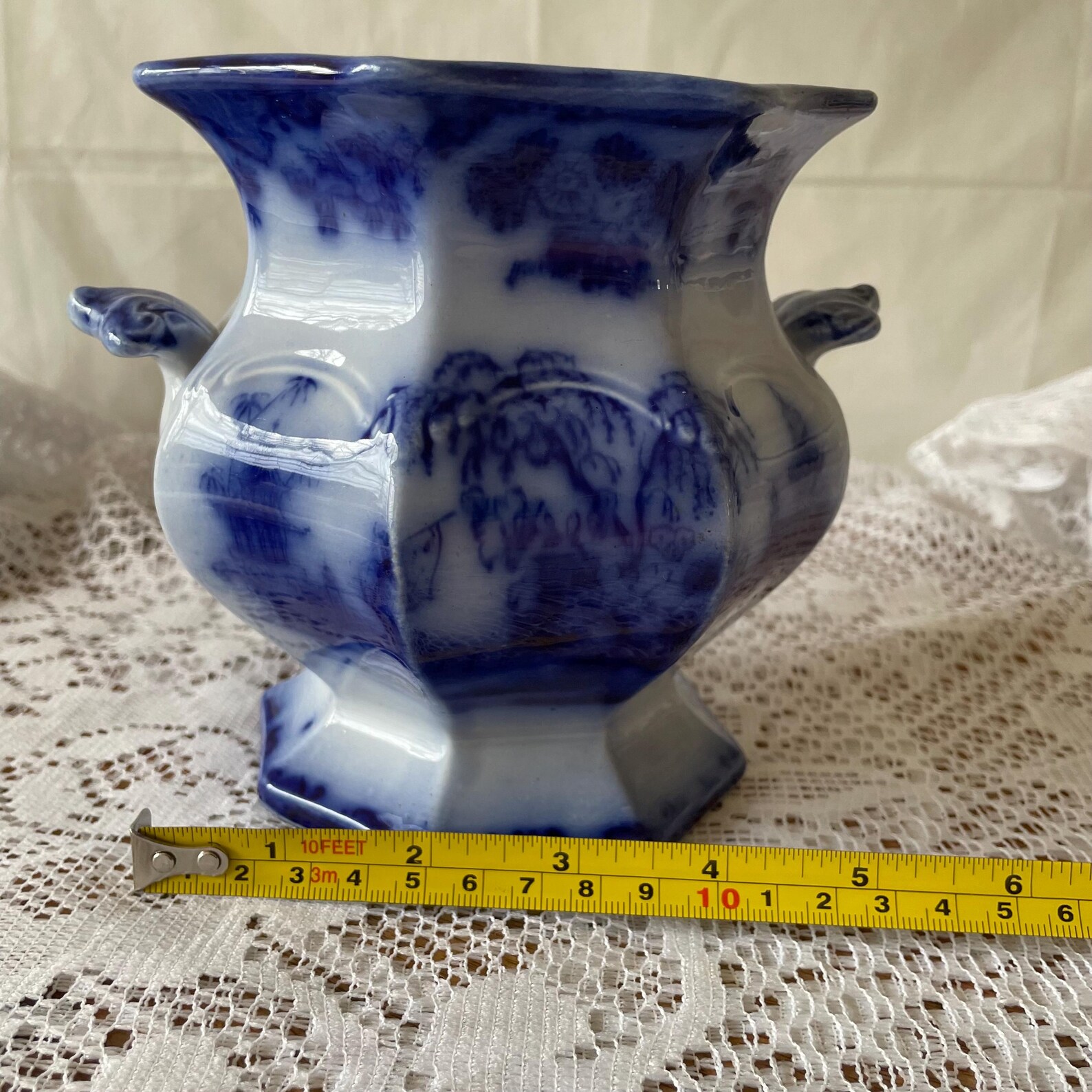 Flow Blue "scinde" by Alcock Sugar Bowl, 5 1/2 In. (14 Cm.) - Etsy