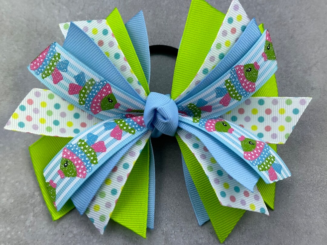 Fish Hair Bow, Beach Ribbon, Ocean Hair Bow, Tropical Fish Ribbon, Hair ...