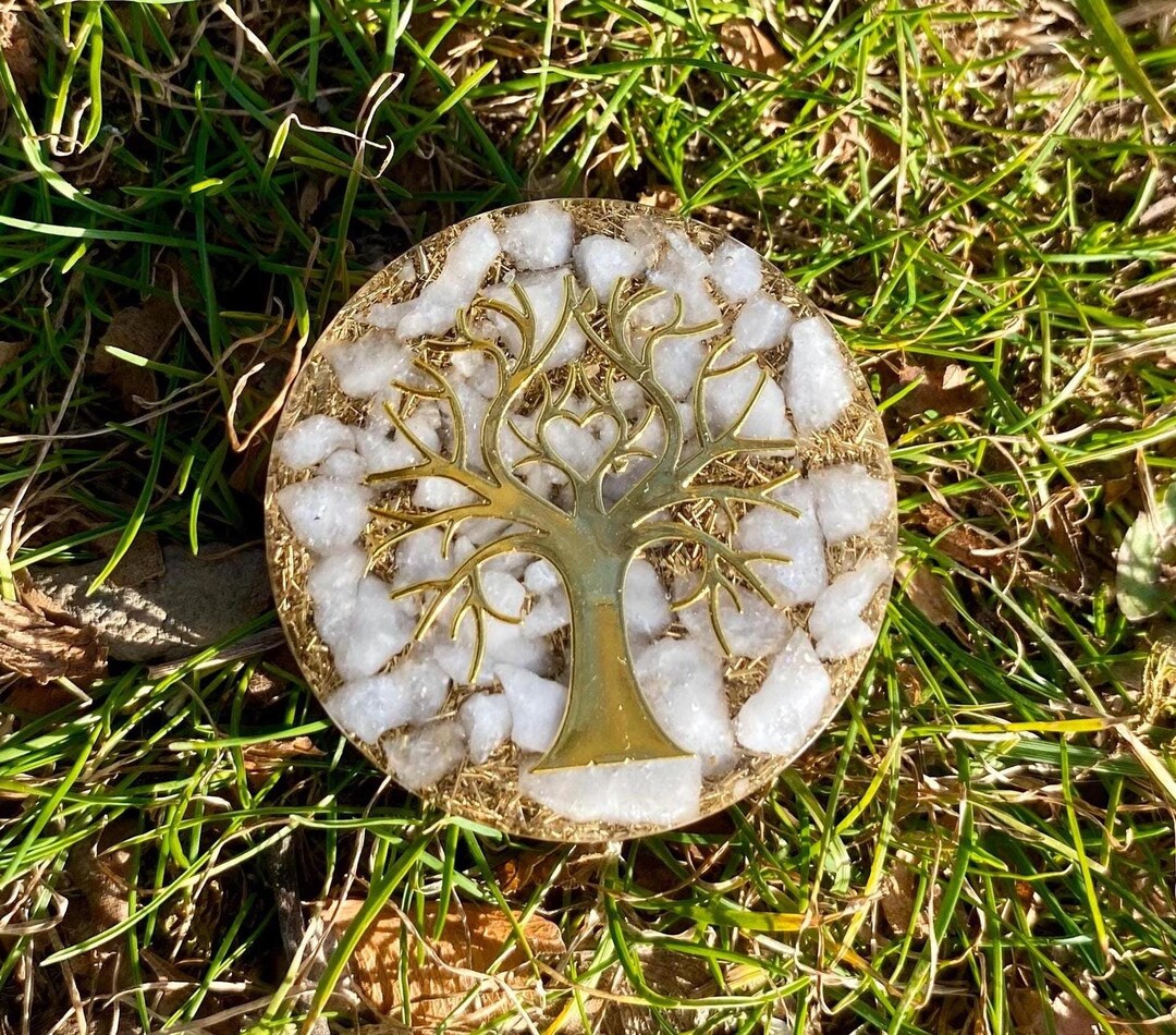 Pocket Orgonite With Clear Quartz master Healer Various Sacred Geometry ...
