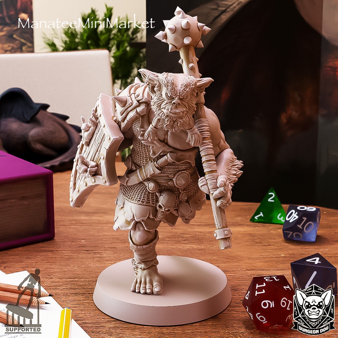 Dnd Bugbear Miniature - Etsy