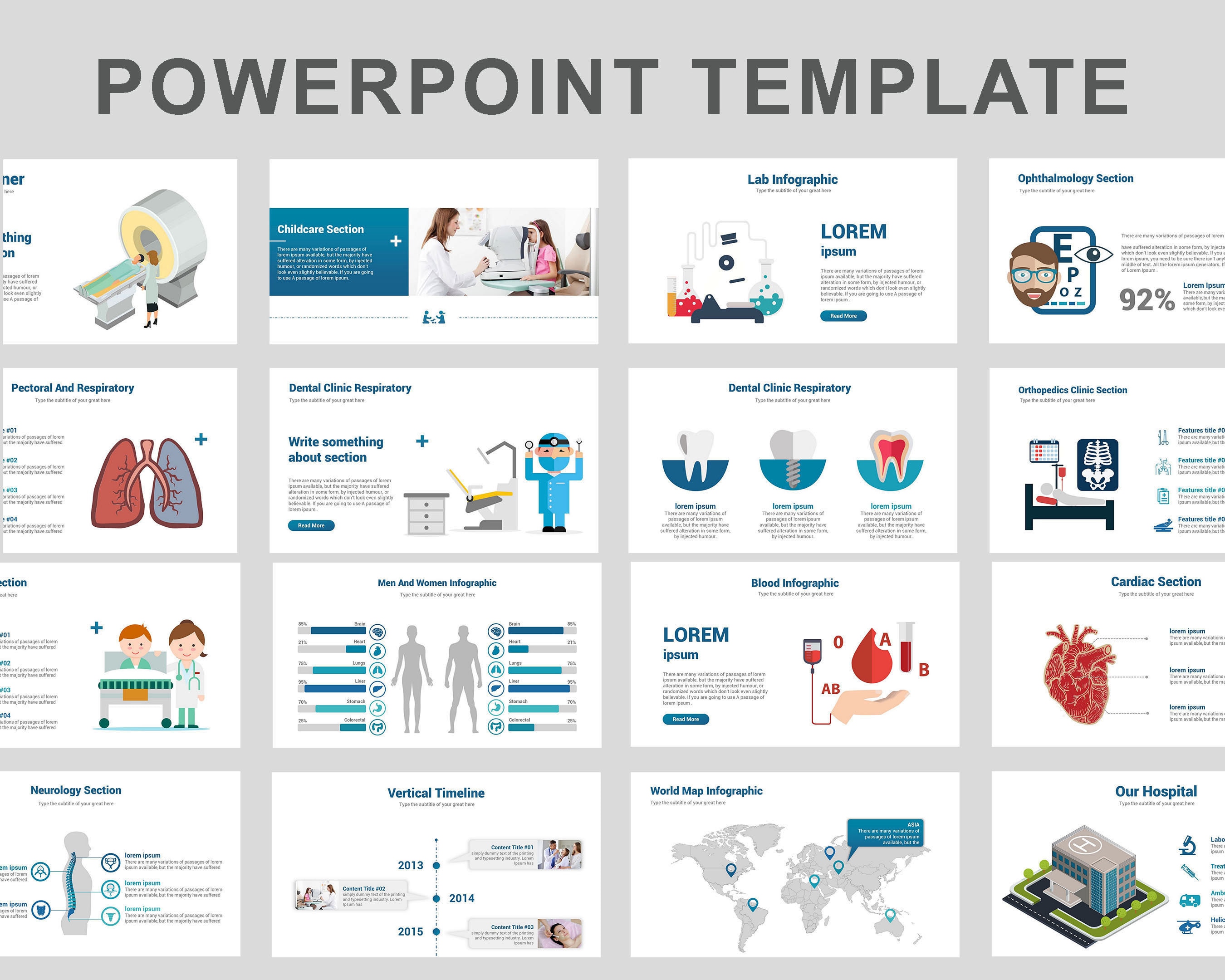 Customized Medical Powerpoint Template, Nursing Powerpoint Template ...