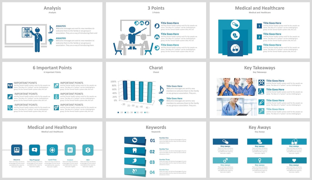 Customized Medical Powerpoint Template, Nursing Presentation Template ...