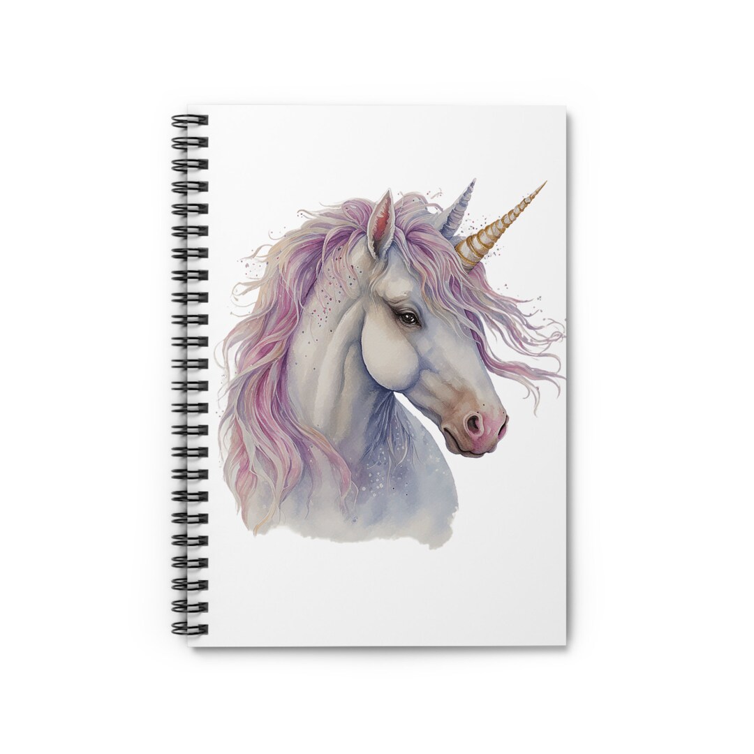 Mythical Unicorn: Spiral Notebook Log Books Journals Diaries and More ...