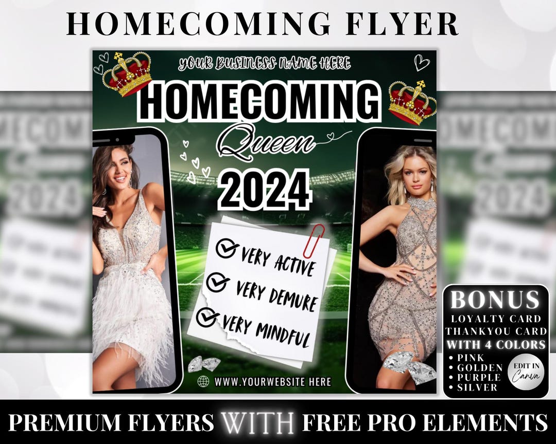 Homecoming Queen Flyer College Homecoming Highschool Homecoming HBCU ...