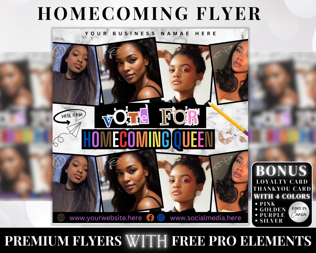 Homecoming Queen Flyer College Homecoming Highschool Homecoming HBCU ...