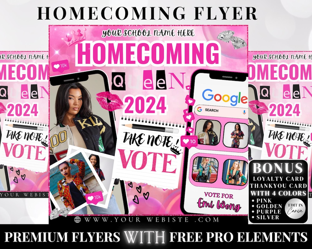 Homecoming Queen Flyer College Homecoming Highschool Homecoming HBCU ...