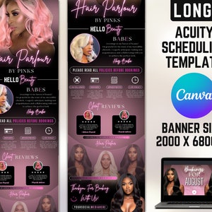 12 DIY Acuity Site - Acuity Scheduling Template Hairstylist - Canva ...