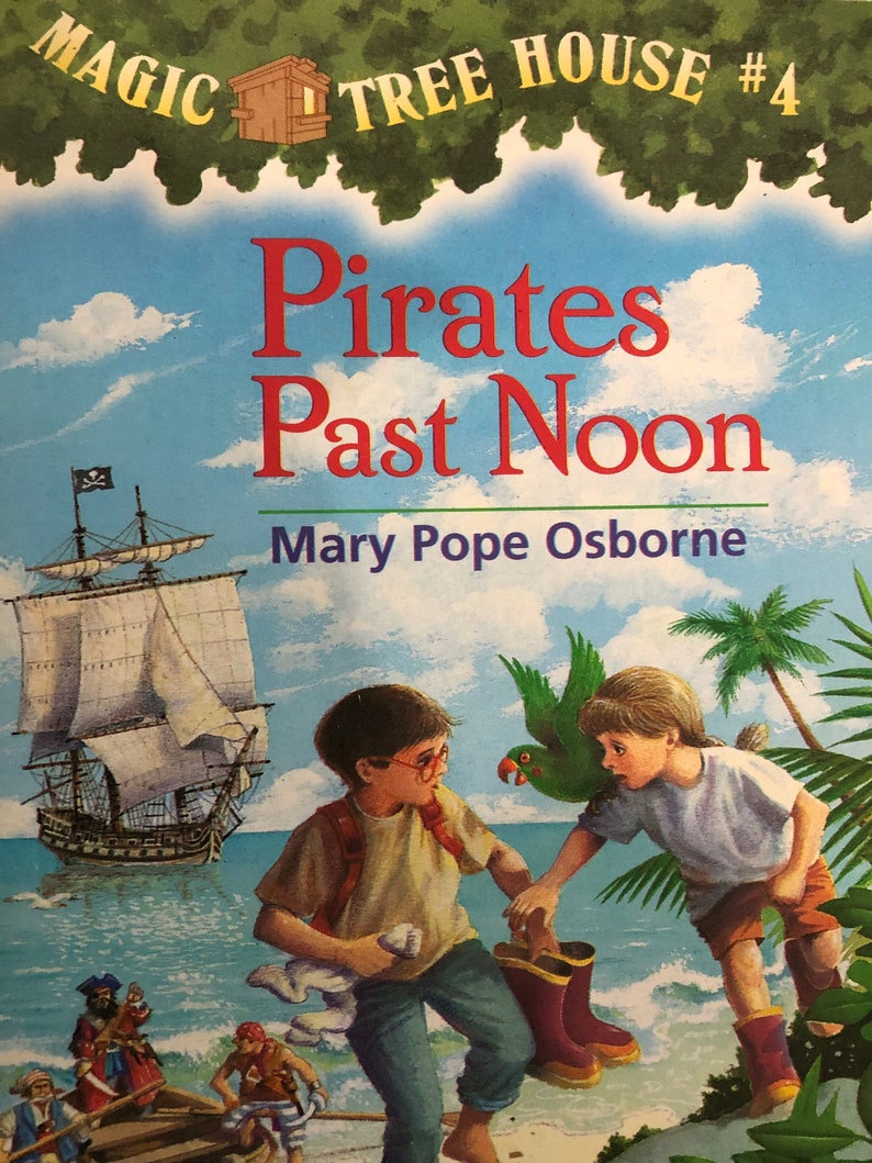 Magic Tree House 4 Pirates Past Noon by Mary Pope Osborne 1994 - Etsy