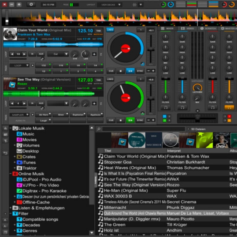 Virtual DJ Pro Infinity 8.5.7 2023 Mixing Controller Software Lifetime ...