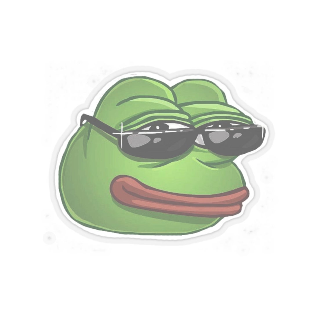 Cool Pepe the Frog Sticker - Etsy