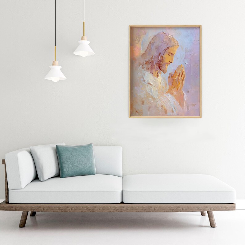 Divine Mercy Jesus Watercolor, Catholic Wall Art, Religious Christian ...