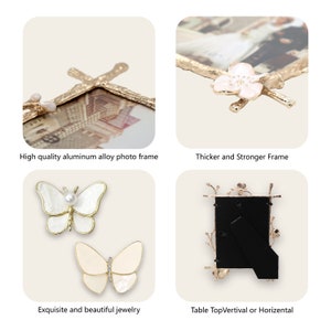 Unique White Flower Deco Art Picture Frames,photo Frame Wedding ,metal ...