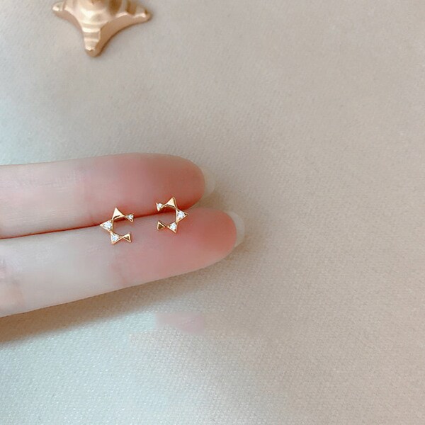 Star Stud Earrings - Etsy