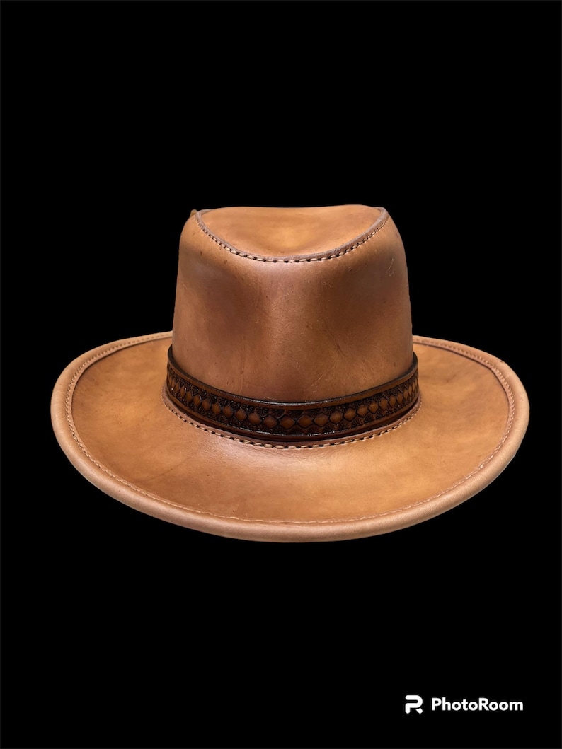 Handmade Leather Indiana Jones Hat - Etsy