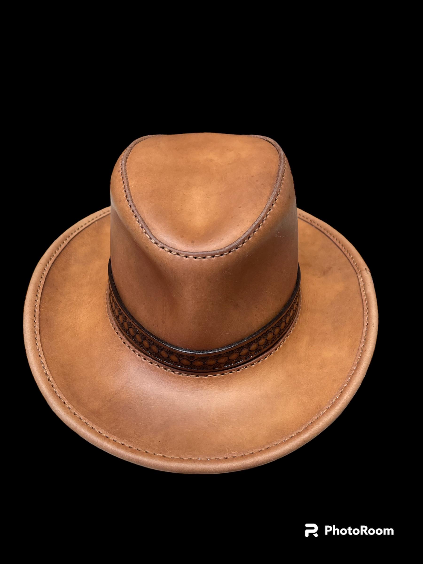 Handmade Leather Indiana Jones Hat - Etsy