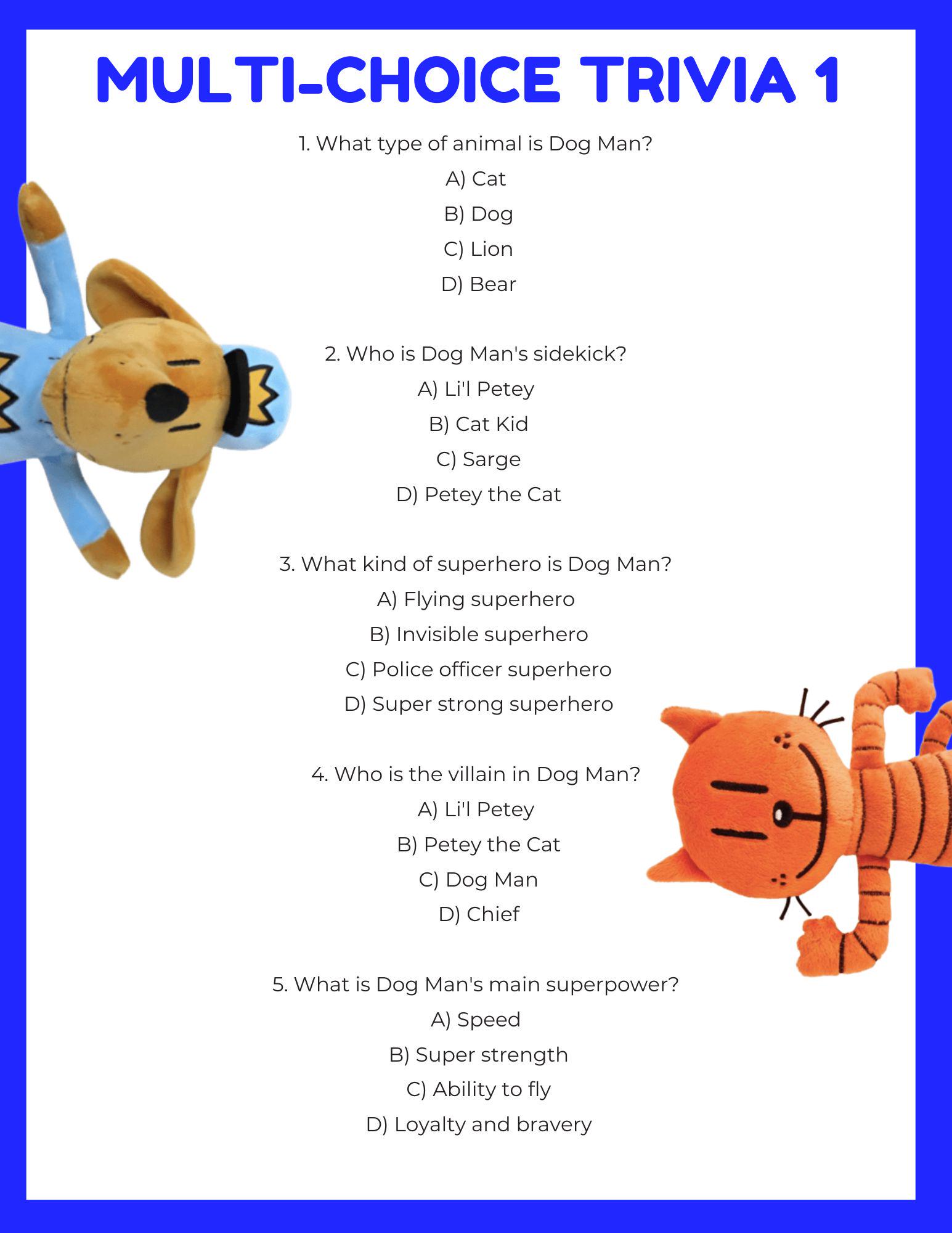 DOGMAN dav Pilkey Fun ACTIVITY BOOK Word Search, Word Scrambles ...