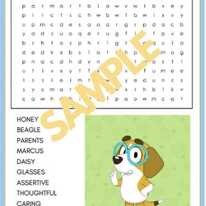 BLUEY CHARACTERS X9 Bluey's FRIENDS Worksheets, Comprehension, 64 Pages ...