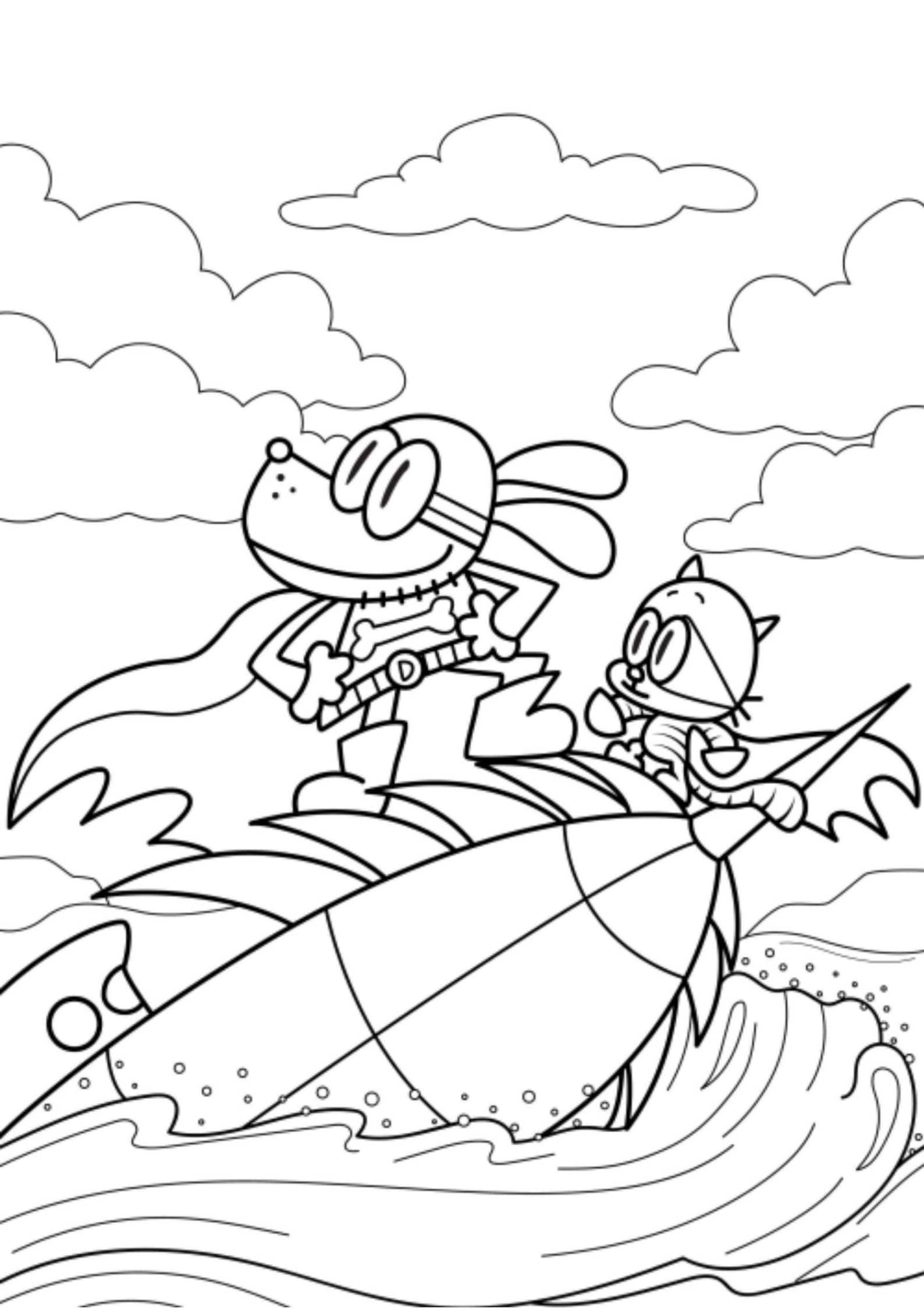 DOGMAN COLORING Pages, PDF A4 Printable Book X19 Pages - Etsy