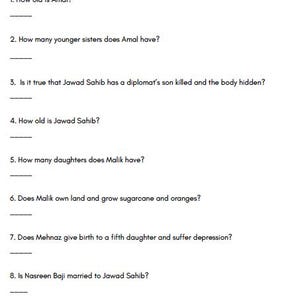 Amal Unbound aisha Saeed Reading Comprehension Worksheets - Etsy