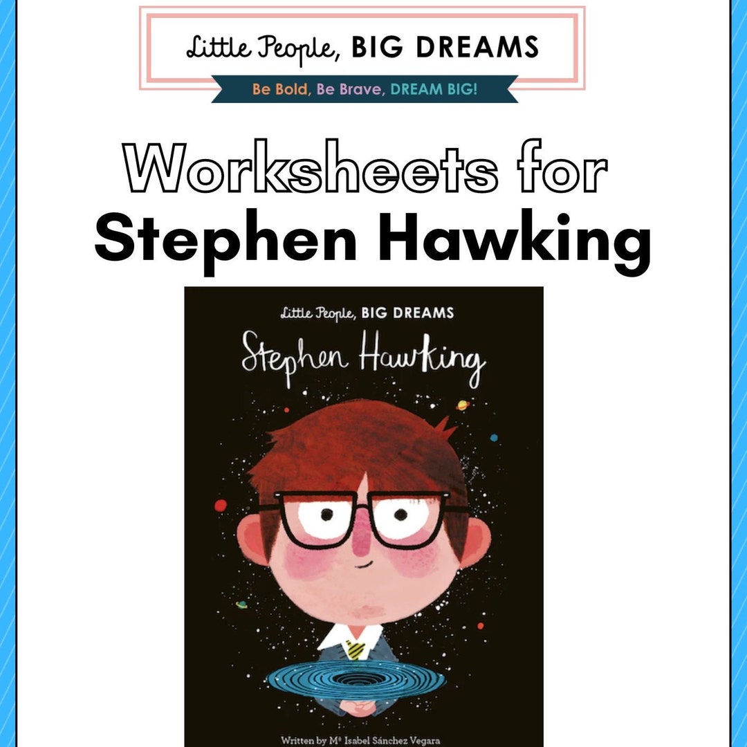 STEPHEN HAWKING, Little People, Big Dreams Stephen Hawking Book ...
