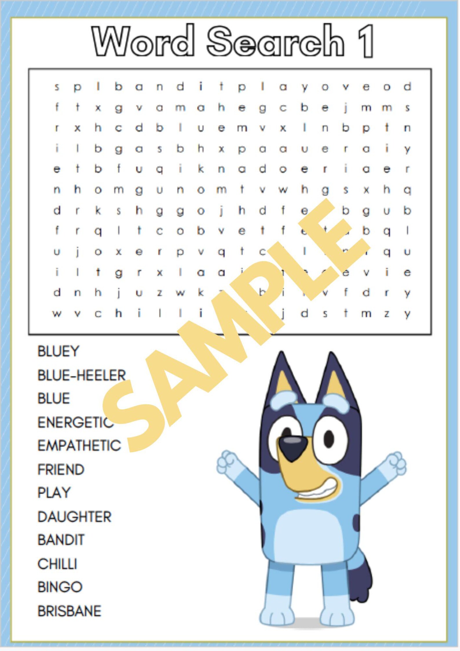 BLUEY CHARACTERS Bluey's FAMILY, Activity Worksheets, Comprehension, 56 ...