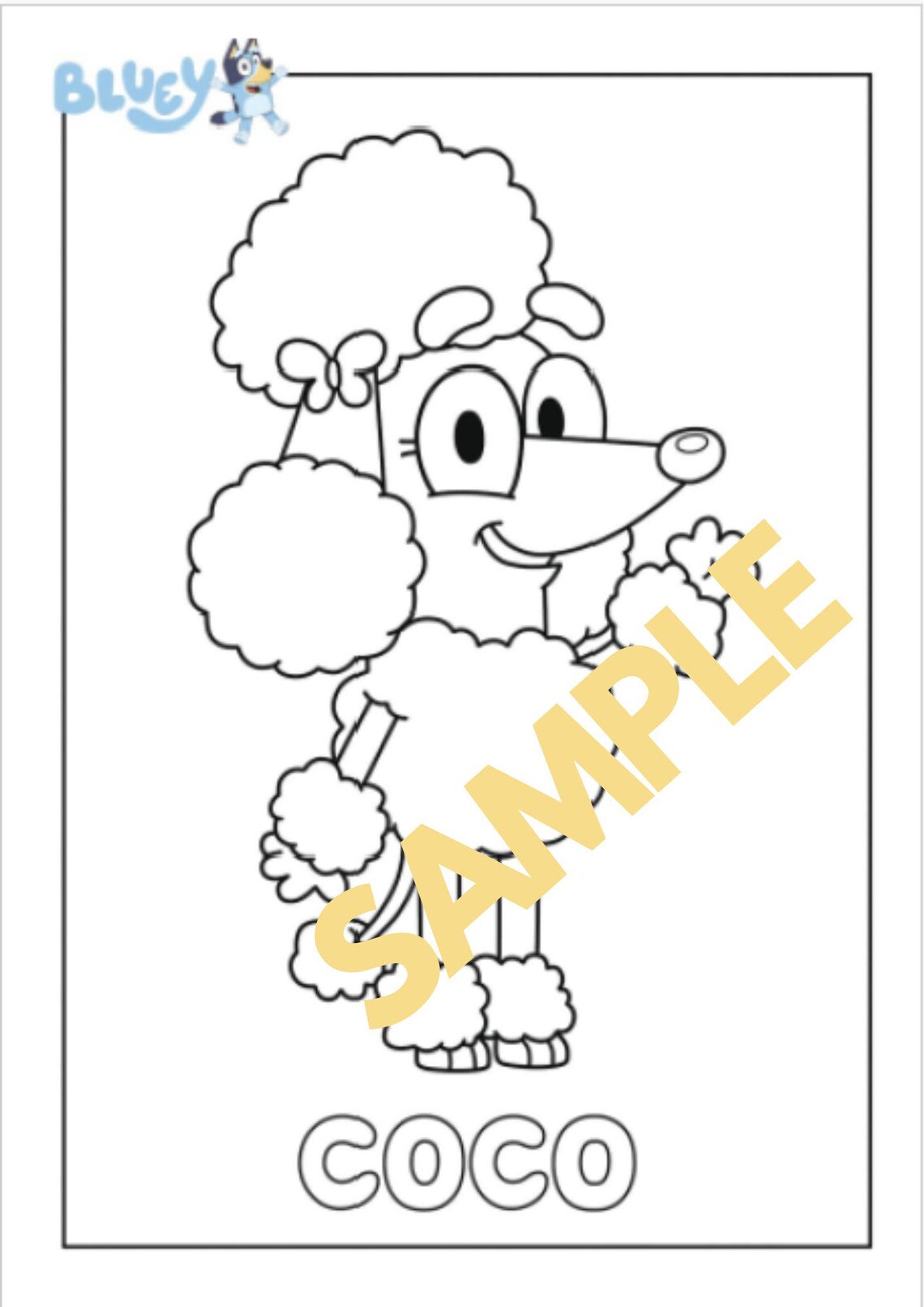 BLUEY CHARACTERS X9 Bluey's FRIENDS Worksheets, Comprehension, 64 Pages ...