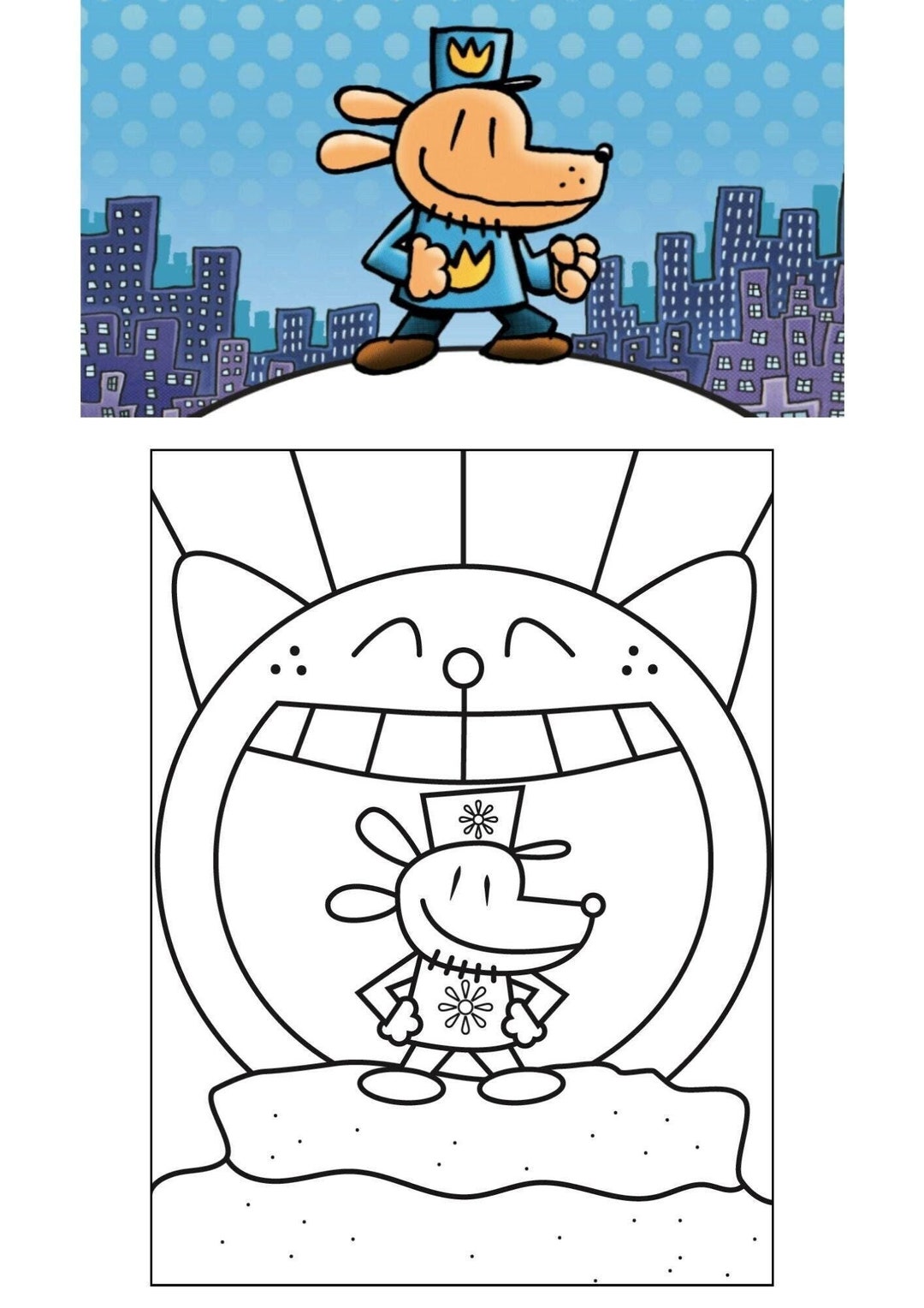 DOGMAN MEGA COLORING Pages 50 Pages, Printable Book X50 Pages - Etsy