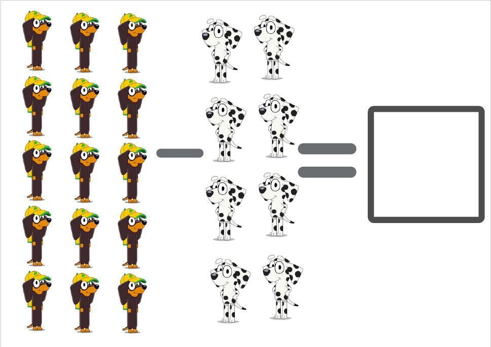 Fun Maths, SUBTRACTION With BLUEY and Her Friends numbers 1 to 20, 40 ...