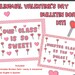 Valentine's Day Bulletin Board Kit Print & Go! - Etsy