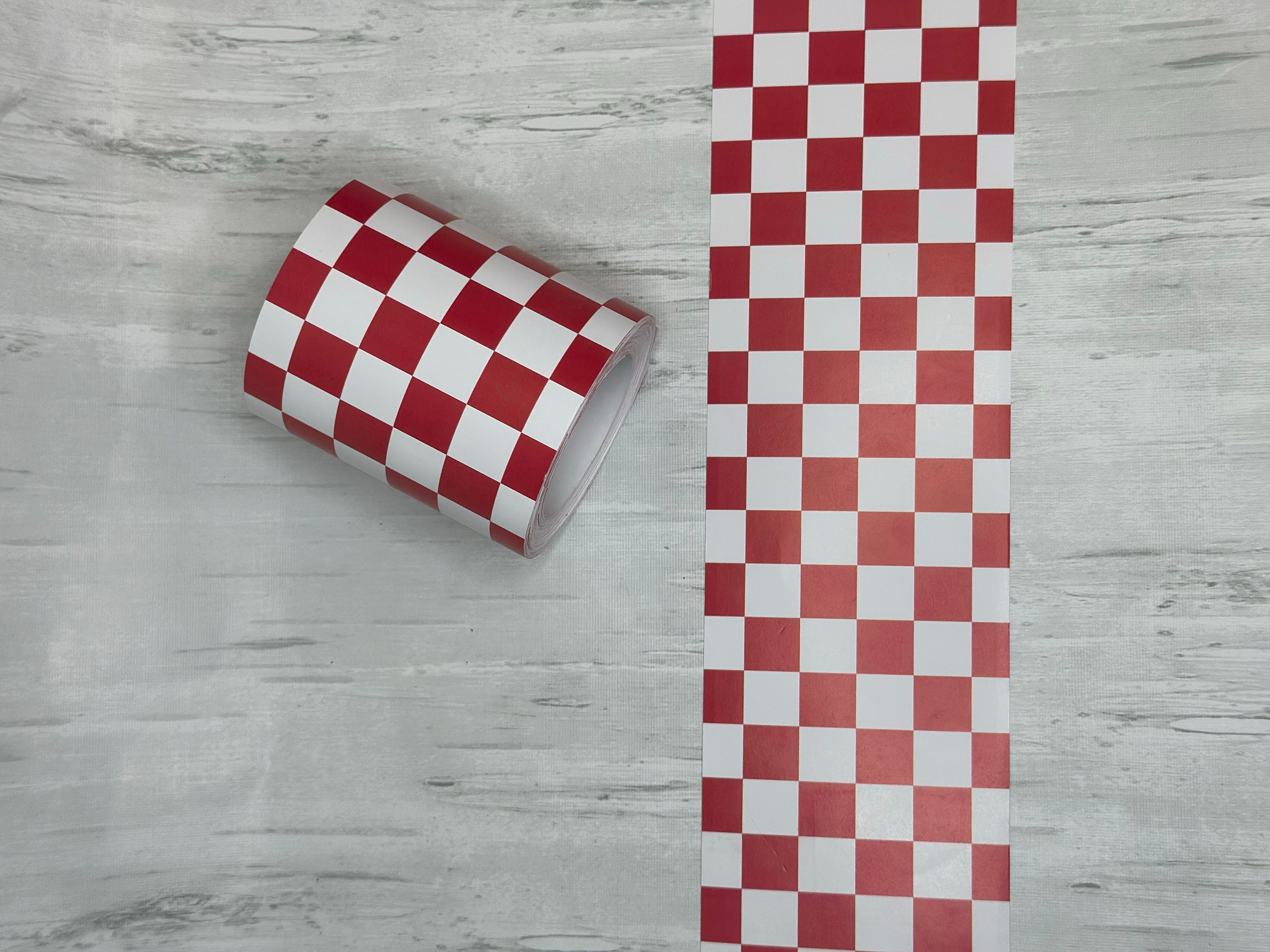 Retro Checkered Bulletin Board Border Roll 3x 36 - Etsy