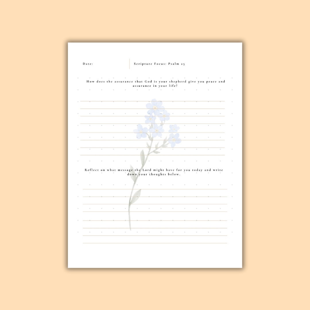 Printable 14-day Devotional Journal & Bible Reading Plan for Women ...