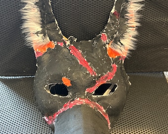 Dog Mask Premade - Etsy